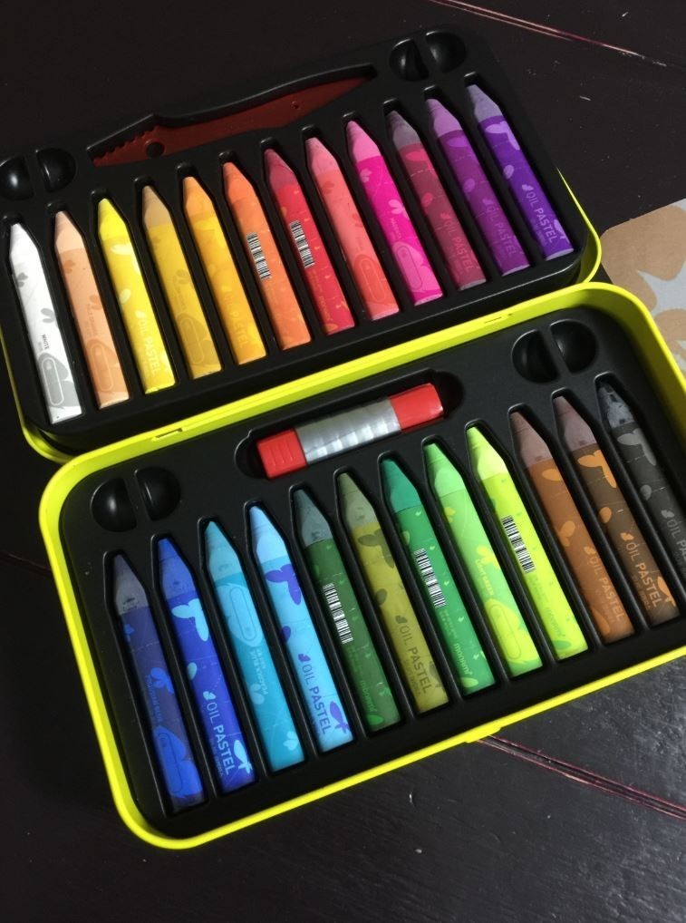 [New] Monami Crayons 24 Color Set, Drawing & Art Supplies (Set No.24 ...