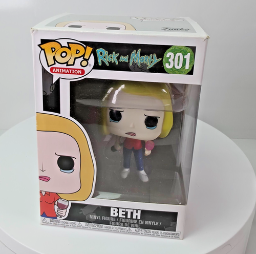 Funko Pop! Animation - Rick and Morty - Beth #301 VAULTED Wine Sad ...