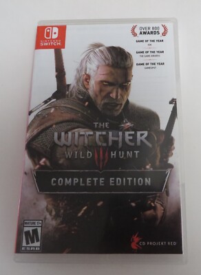 Replacement Case (NO GAME) The Witcher 3 Wild Hunt Complete Nintendo ...