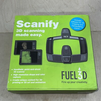 Fuel 3D Scanify Handheld 3D Scanner NEW- OPEN BOX | eBay