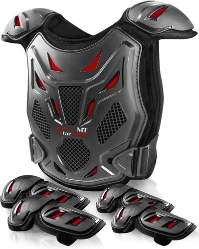 Kids Motorcycle Armor Protective Riding Gear Vest Youth Dirt Bike ...