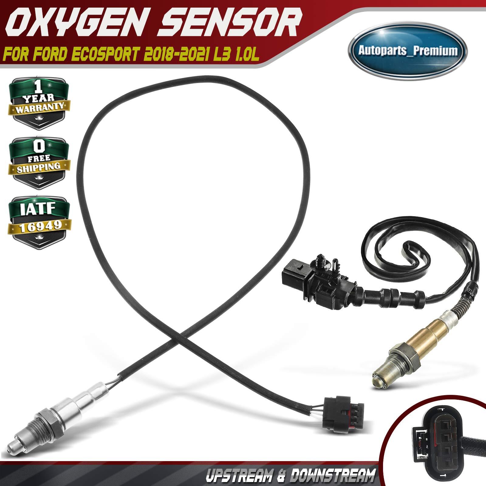 2Pcs Upstream & Downstream O2 Oxygen Sensors for Ford EcoSport 2018 ...