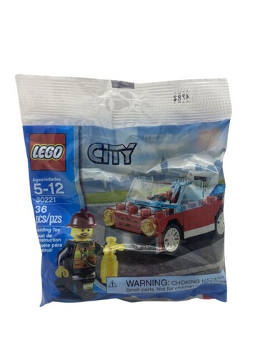 LEGO City Fire Car Polybag 30221 FiremanFire Fighter Retired NEW ...