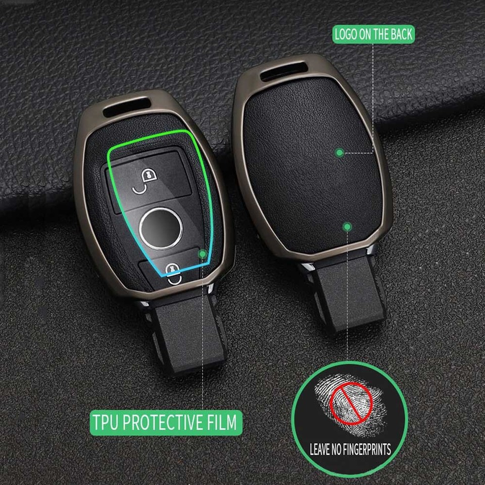 Car Key Fob Case Cover for Mercedes Benz GLC CLS C E S Class Zinc alloy ...