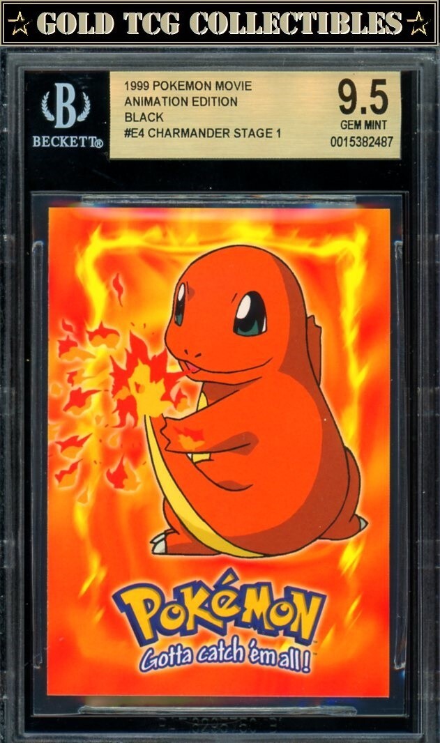 BGS 9.5 ⭐️ Pokemon Charmander E4 Topps Movie Animation Series Card | eBay