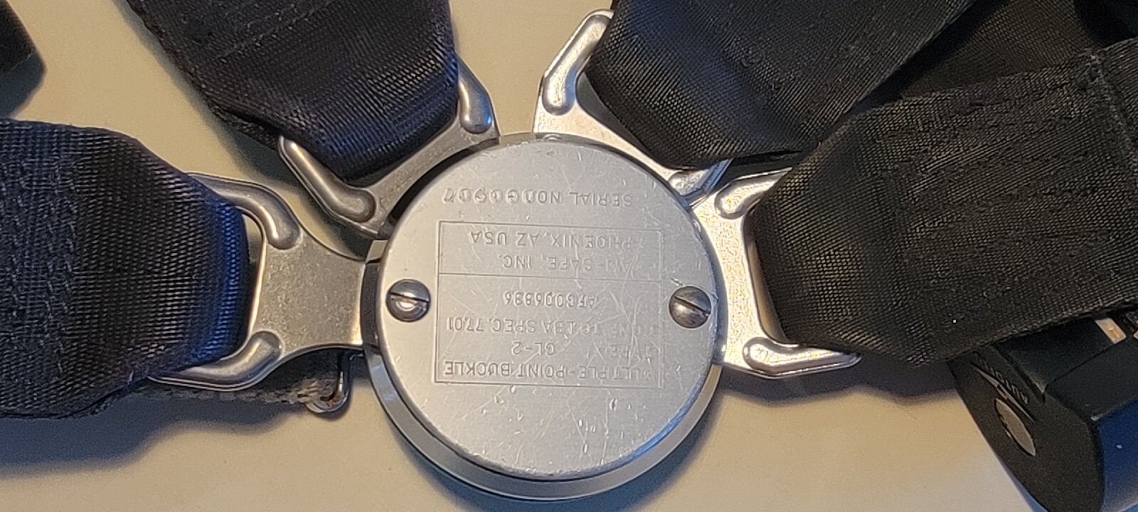 AMSAFE AUTOFLUG MULTIPLE POINT SEATBELT HARNESS - P/N AFG006836 | eBay