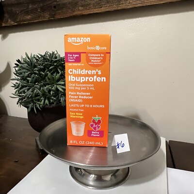 Amazon Basic Care childrens Ibuprofen Oral suspension 100 mg per 5 ml ...