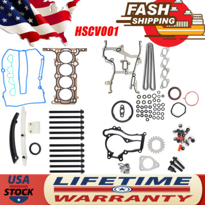 Head Gasket Bolts Set & Timing Chain Kit For Chevrolet Cruze 1.4L Turbo ...