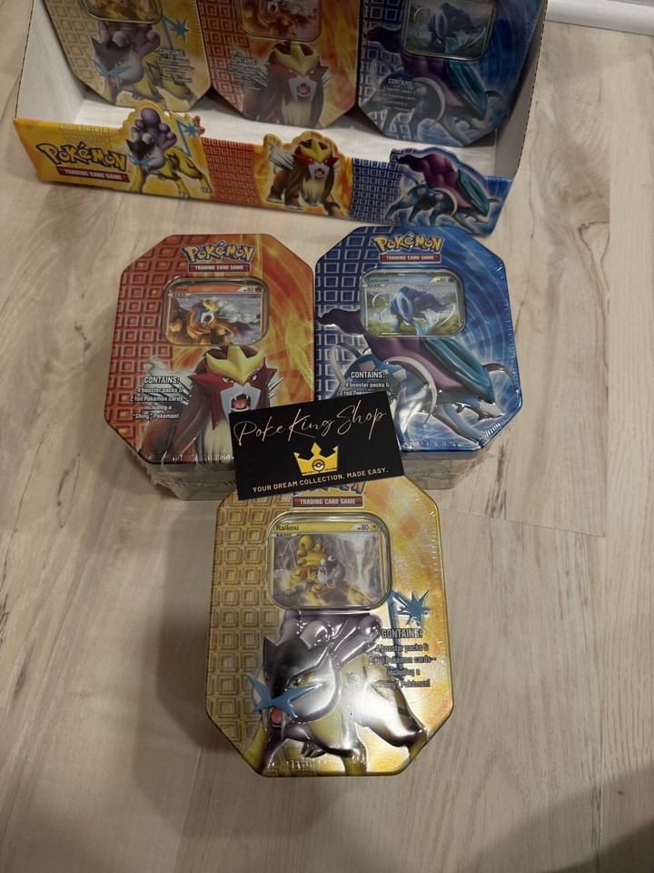 Pokémon HeartGold & Soulsilver - Collector's Tin Display Case Complete ...