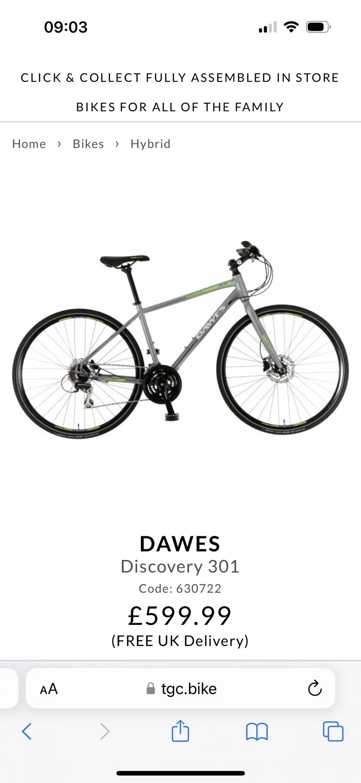 Dawes Discovery 301 bike Brand new In Box | eBay UK