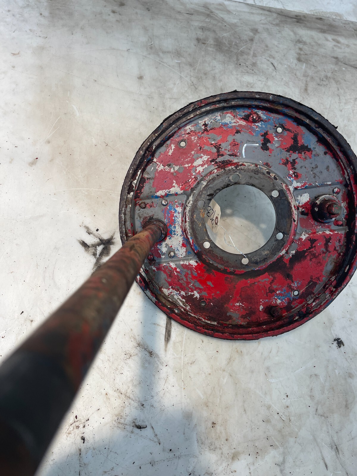 1943 Ford 2n Tractor Left Brake Backing Plate & Shaft Assembly 9n | eBay