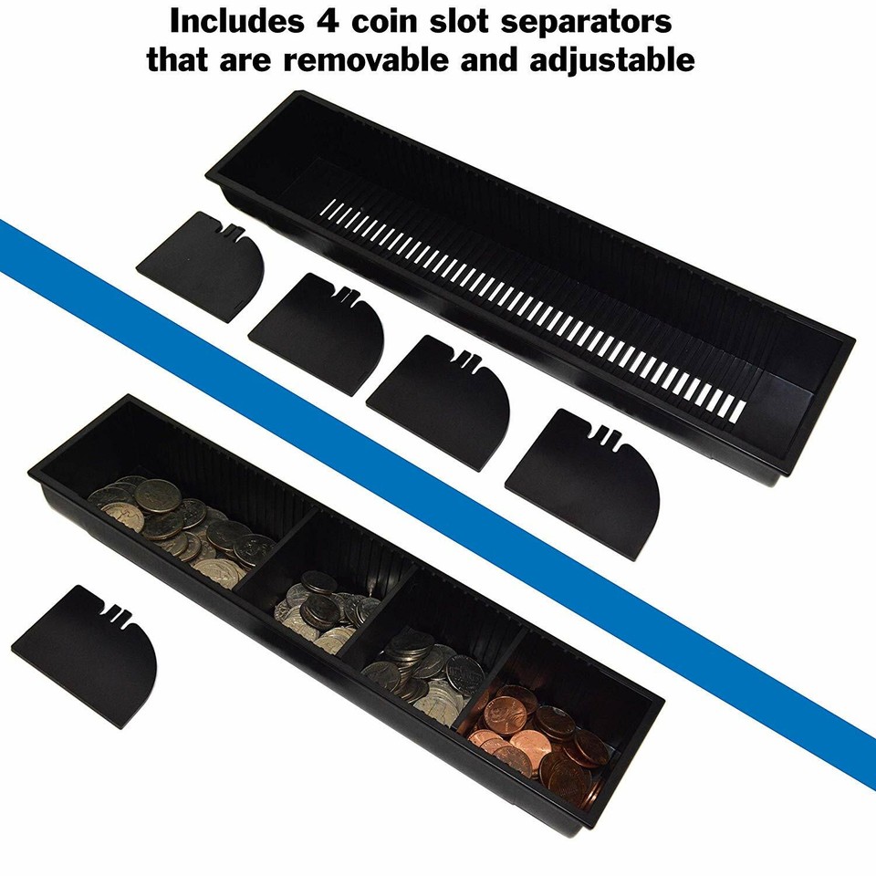 Durable Lightweight Cash Drawer with RJ12 POS Connection, 2 Keys ...