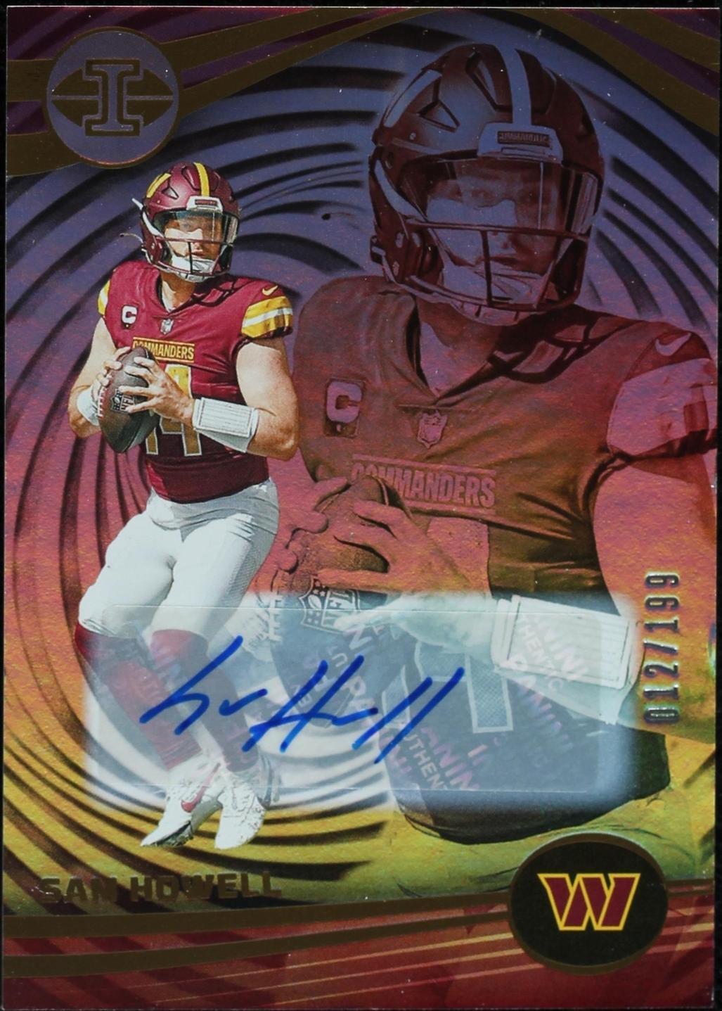2023 Panini Illusions - Sam Howell #96 Trophy Collection Signatures ...