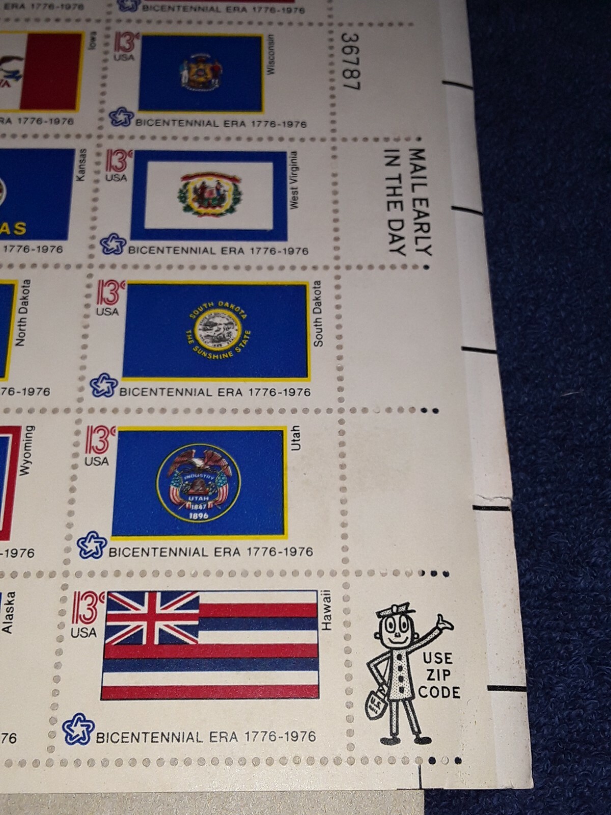 Bicentennial 13 Cent Stamps 50 States | eBay