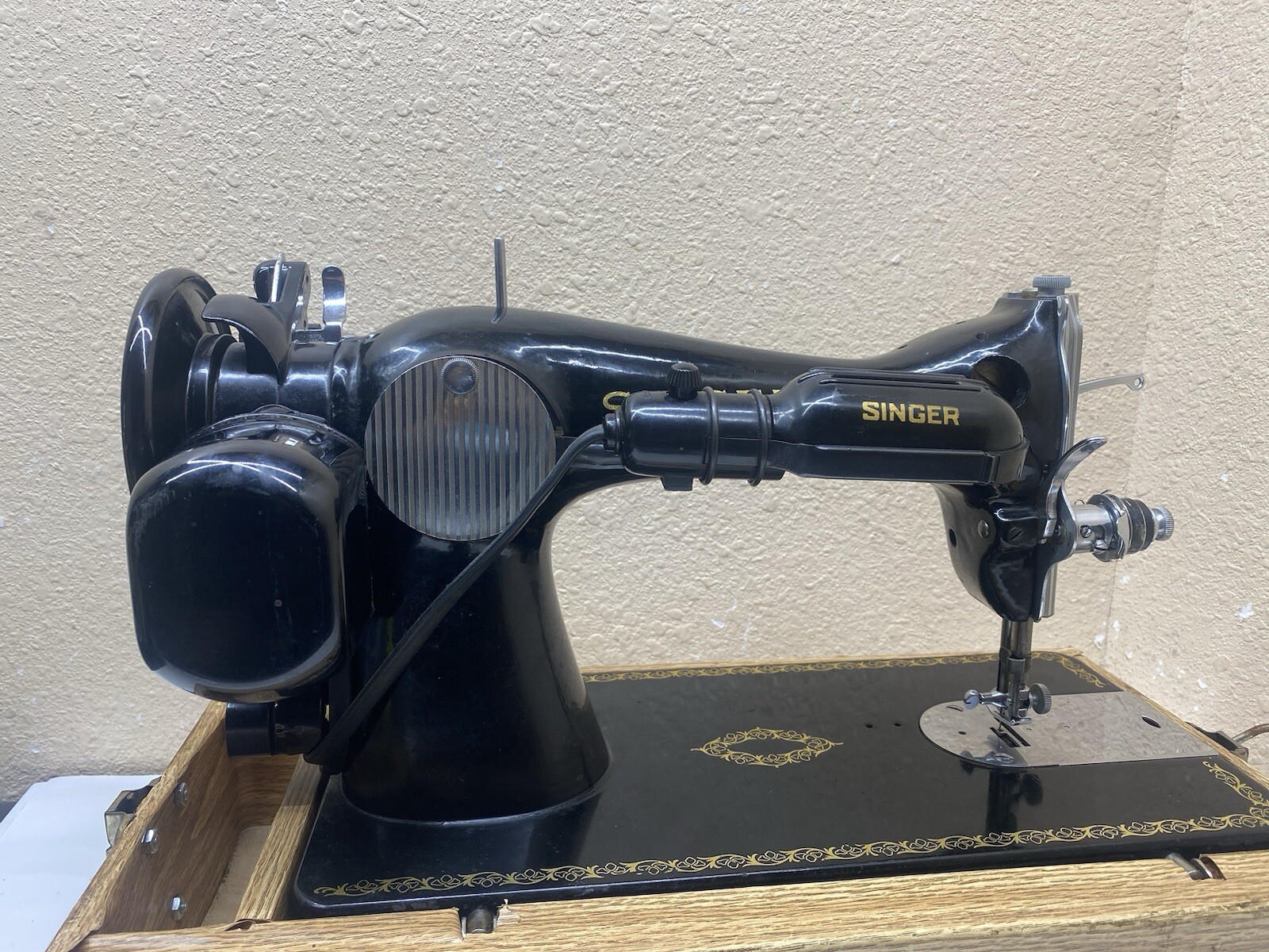 Vtg Singer Sewing Machine “FOR PARTS” (READ) | eBay