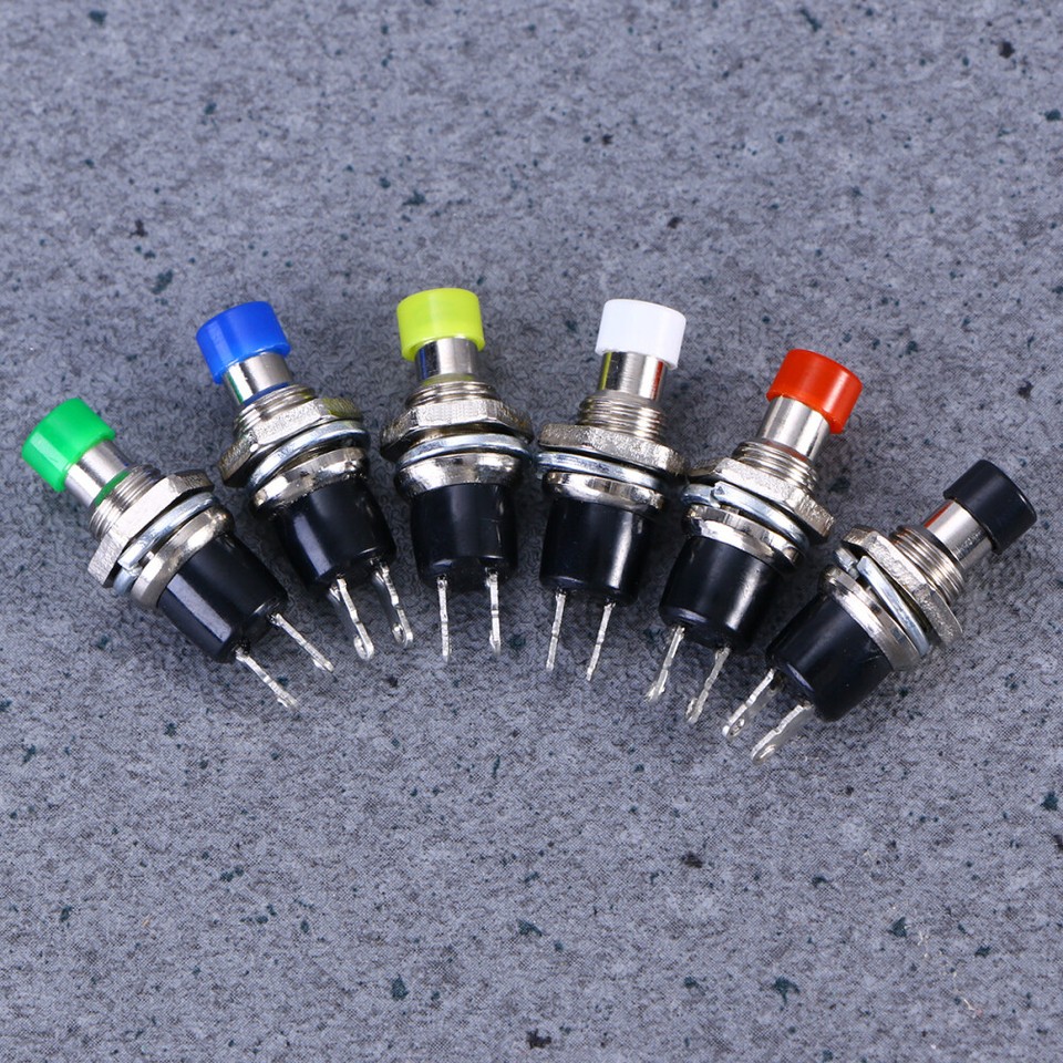 12x Mini Push Button Switch Normally Closed Momentary Switch Push ...