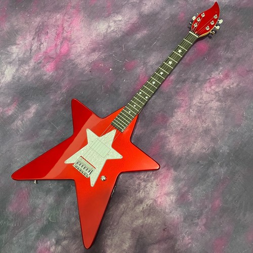Red Daisy Rock Debutante Star Electric Guitar Chrome Plated Hardware 6 ...