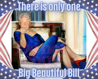 Parsing Bill Clinton Photo 8 x 10 Jeffrey Epstein Painting Big ...