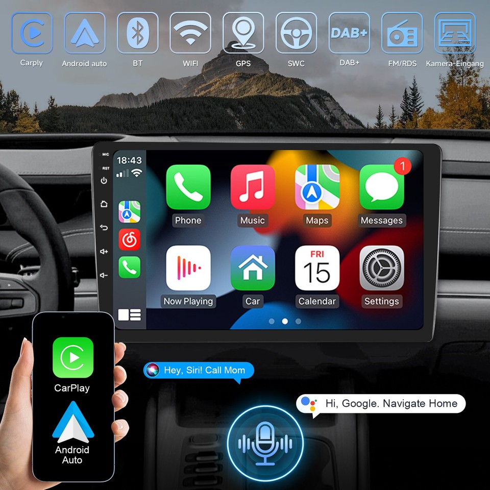 9" FOR VW GTI 2010-2014 CARPLAY ANDROID 15.0 CAR RADIO STEREO GPS NAVI ...