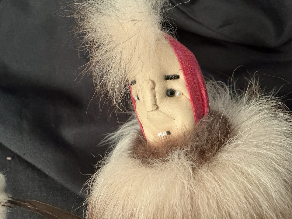 Vtg Ursula Paniyak Alaskan Inuit Fisherman Doll Cup'ik Native American ...