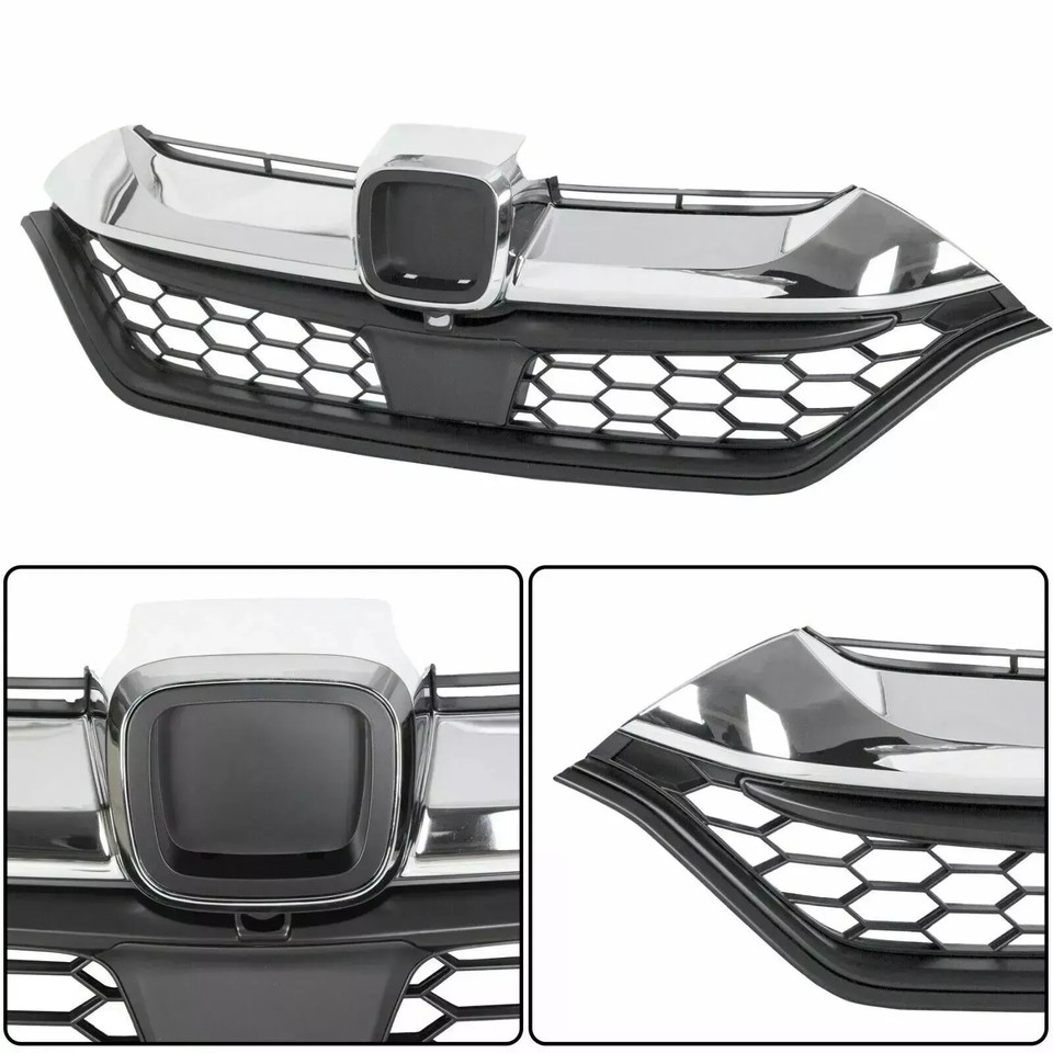For 2017-2019 Honda CRV CR-V Front Bumper Grille Grill w/Headlight ...