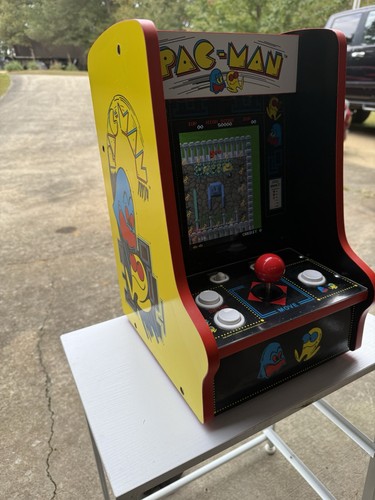 Pac-Man Mini Arcade Machine with Joystick and Classic Games 1UP PAC-C ...