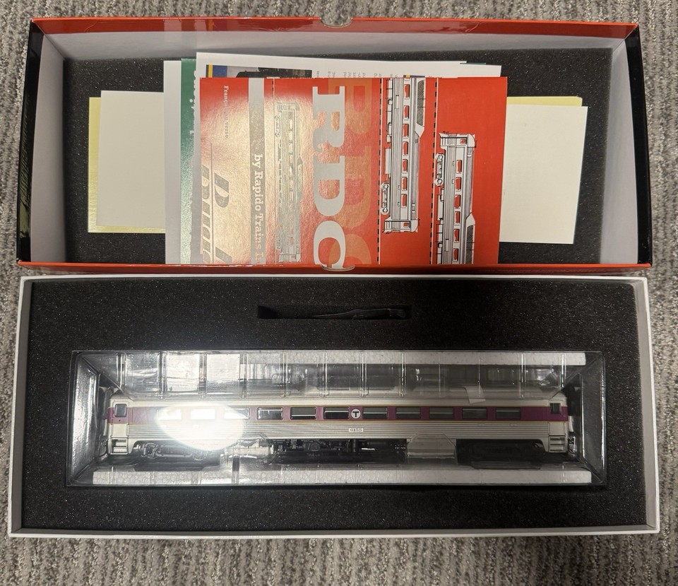 MBTA RDC Budd Car HO SCALE DCC LOK sound NIB BOSTON MAINE | eBay