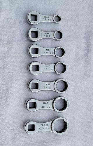 Mac Tools Sae Standard 3/8 Drive CB Torque Adapter Set 7 pcs 3/8" - 3/4 ...