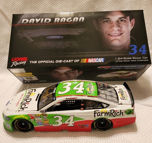 David Ragan #34 2014 Farm Rich Ford Fusion 1:24 NASCAR Diecast ...