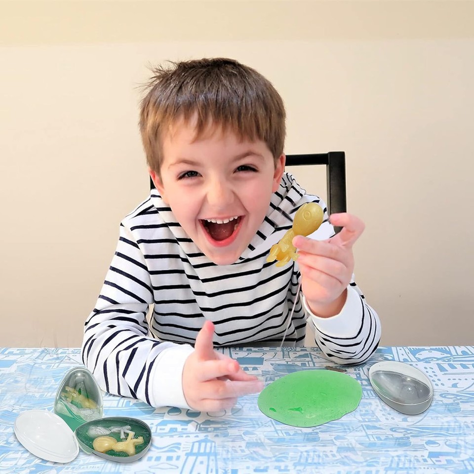2 x Twin Baby Alien Egg Cocoon With Slime Birthpod Party Favour Bag ...
