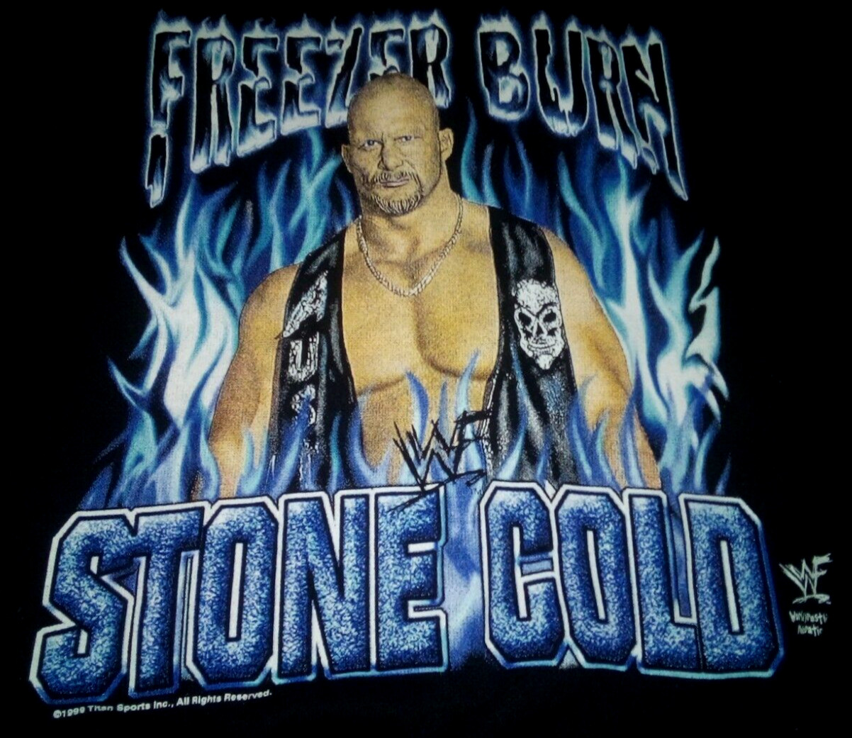 *RARE* Vtg Kids 1999 WWF STONE COLD STEVE AUSTIN PAJ… - Gem