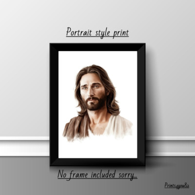 JESUS CHRIST A4 PRINT POSTER PICTURE WALL ART HOME DECOR UNFRAMED NEW ...