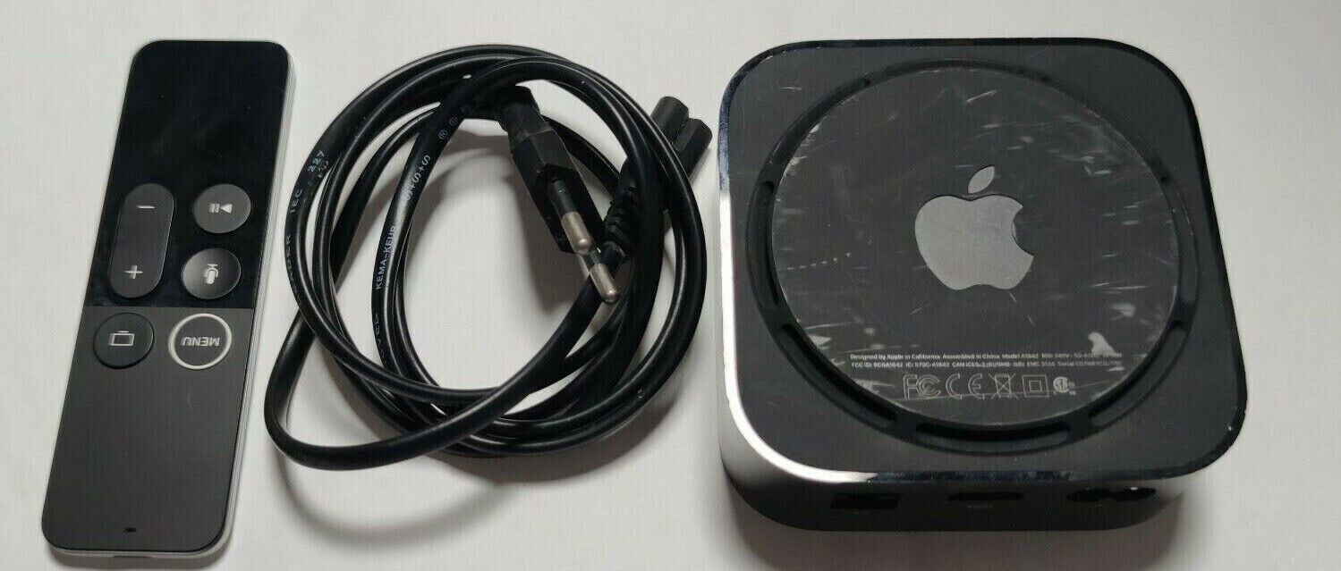 Apple TV 4K 2nd Gen HD Streaming Media Player 64GB 32GB Black A2169 ...