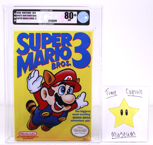 Super Mario Bros 3 SMB3 NES Nintendo New Factory Sealed VGA Graded 80 ...