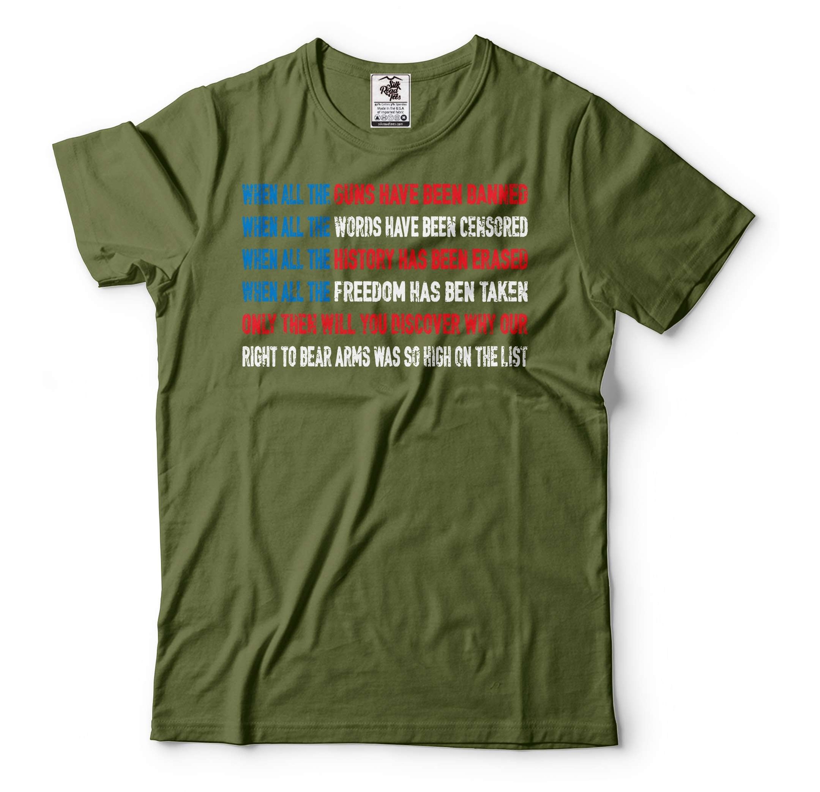 USA Pro Gun Shirt US Patriotic Flag Tee 2nd Amendment Tshirt Gun Lover ...
