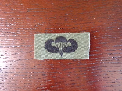 Vintage Airborne Wings Tab Parachute | eBay