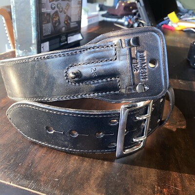 BIANCHI INTERNATIONAL LEATHER DUTY BELT #B2 SIZE 28 | eBay