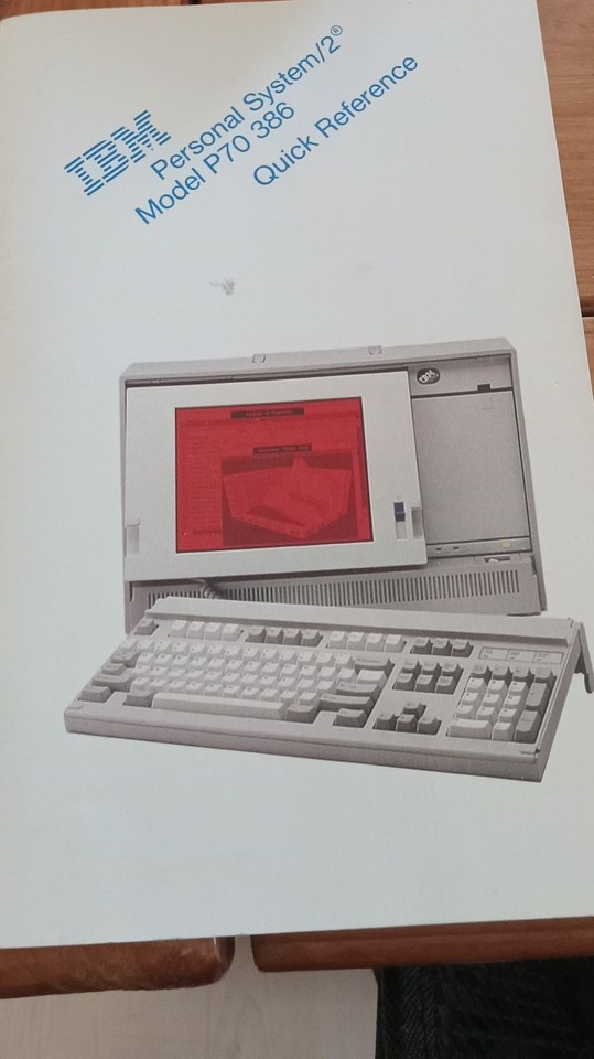 IBM P70 Luggable Suitcase Computer 8573-121 - 386 Personal System 2 ...