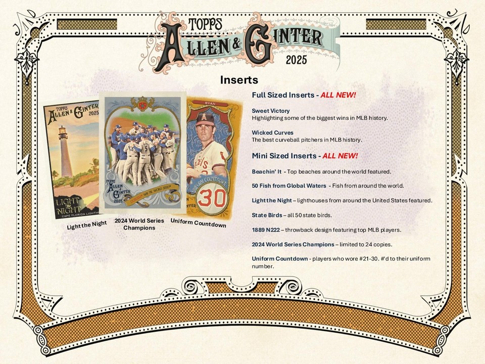Darryl Strawberry NYM 2025 Topps ALLEN & GINTER 1 Case (12 Box) Player ...