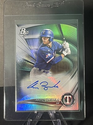 AARON ZAVALA 2022 Bowman Platinum AUTO TOP-38 Rangers | eBay