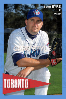 Scott Eyre - 2002 Toronto Blue Jays - choose a size - full color print ...