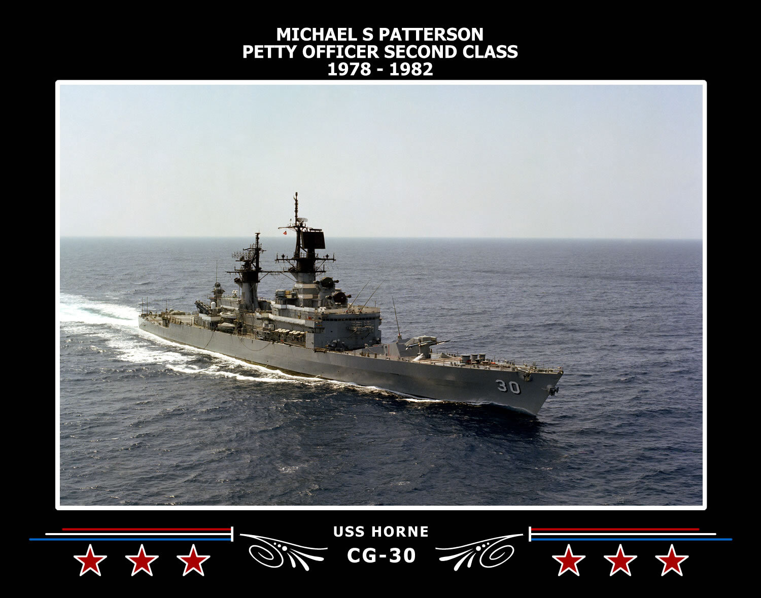 Navy Emporium USS Horne CG-30 Canvas Photo Print 74CG30 | eBay