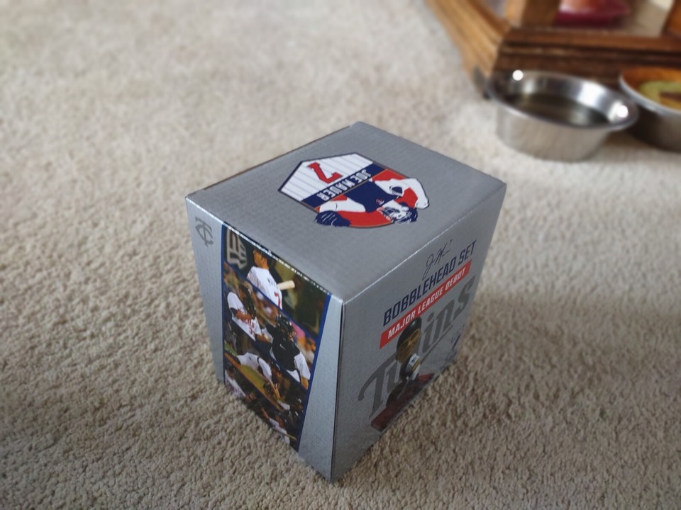 NEW IN BOX JOE MAUER #7 MAJOR LEAGUE DEBUT BOBBLEHEAD SGA MINNESOTA ...