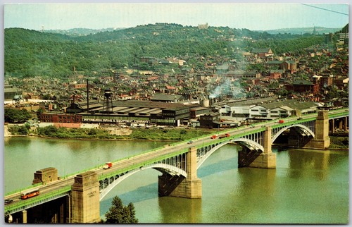 Washington Crossing Bridge 40th Street Pittsburgh Pennsylvania River ...