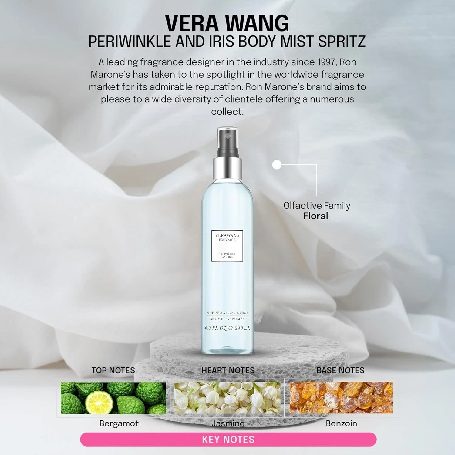 Vera Wang Embrace Periwinkle and Iris Body Mist 8.4 fl oz | eBay