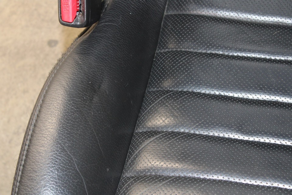 2007-2009 Ford Mustang GT500 Front / Rear Black Leather Seat Set OEM ...