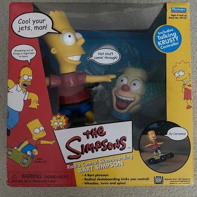 Bart Simpson Simpsons Radio Control RC Skateboard Vintage Playmates | eBay