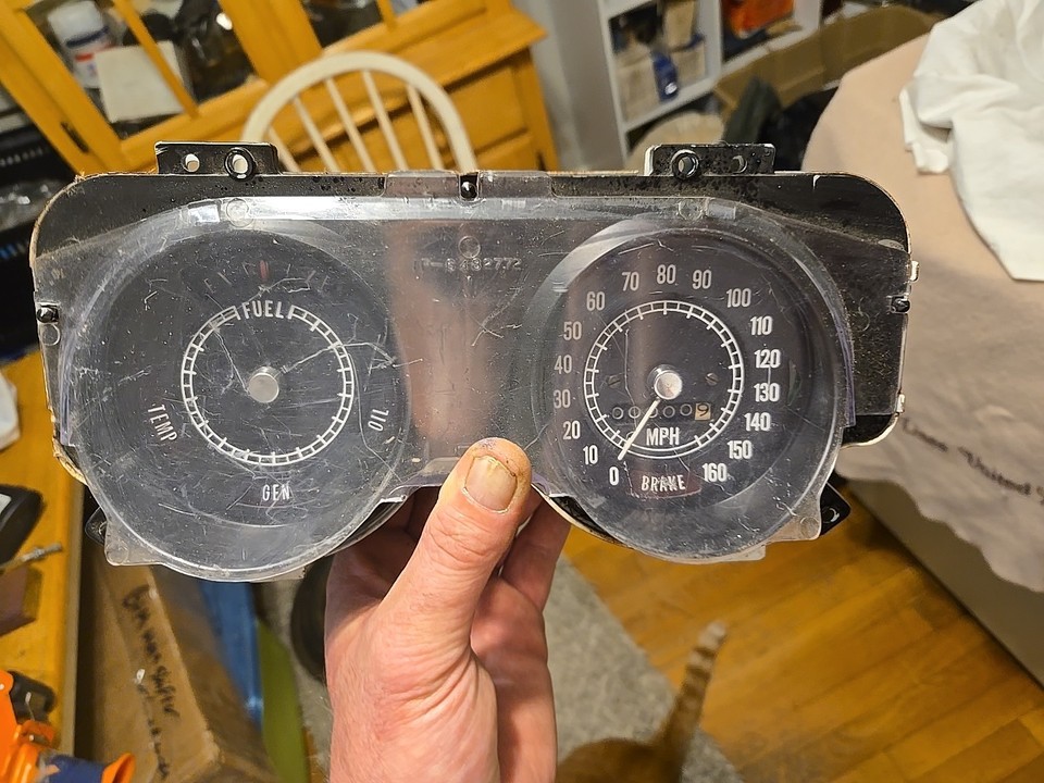 1969 Firebird 160mph GAUGE CLUSTER 0 Miles Speedometer Gauges Oem 69 ...