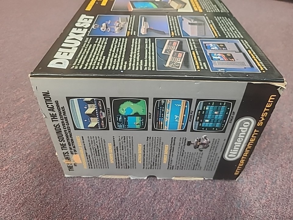 Nintendo Deluxe Set with ROB the Robot (W/ Box,2 Games,Manuals,Poster ...