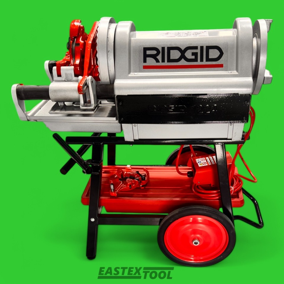 RIDGID 1224 PIPE THREADING MACHINE, 1/8"-4", 120VT REFURBISHED by ...